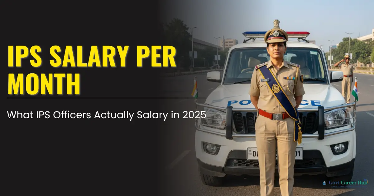 Indian Police Service Salary Per Month 2025 - IPS Pay Structure